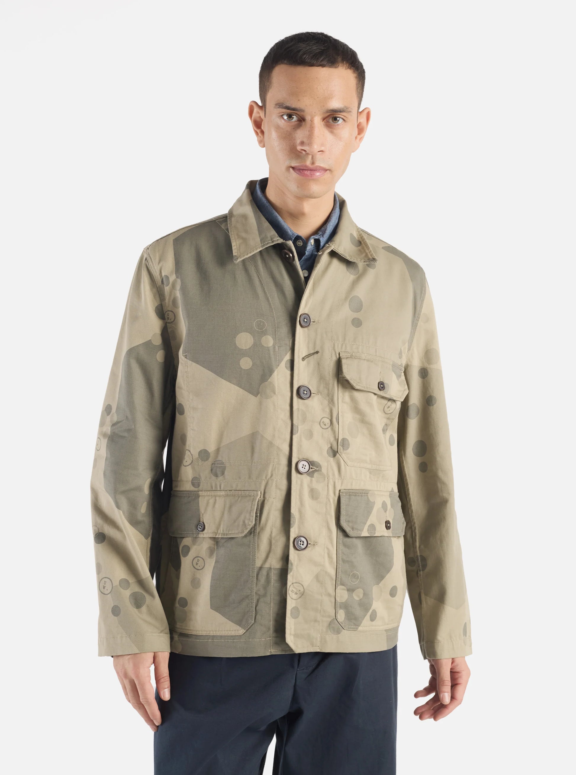 Universal Works Dot Camo Utility Jacket – AB FITS Universal Works Dot Camo Utility Jacket – AB FITS